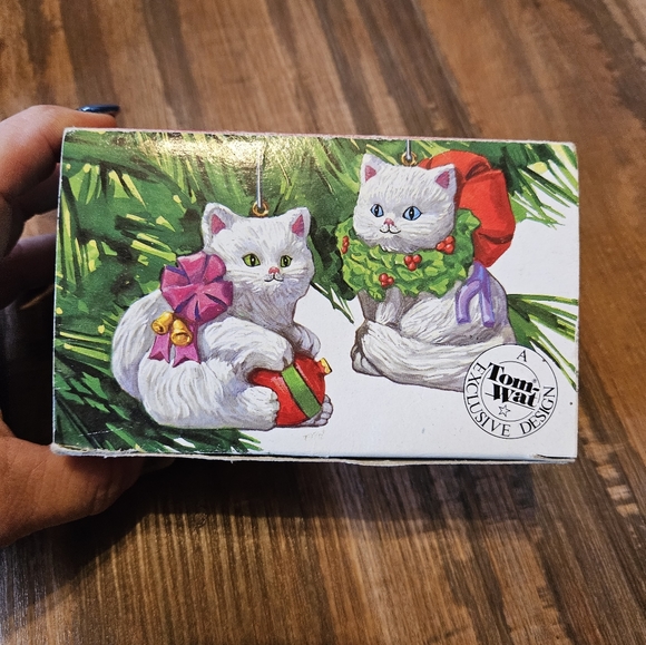 None | Holiday | Vintage Tom Wat Exclusive Design 989 2 Kitty Cat ...